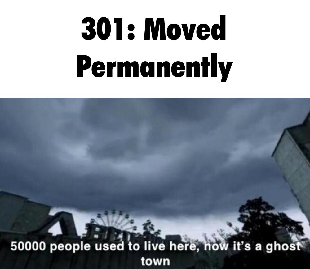 HTTP 301 Moved Permanently